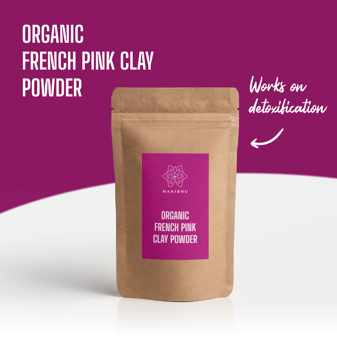 Organic French Pink Clay Powder – Manibhu
